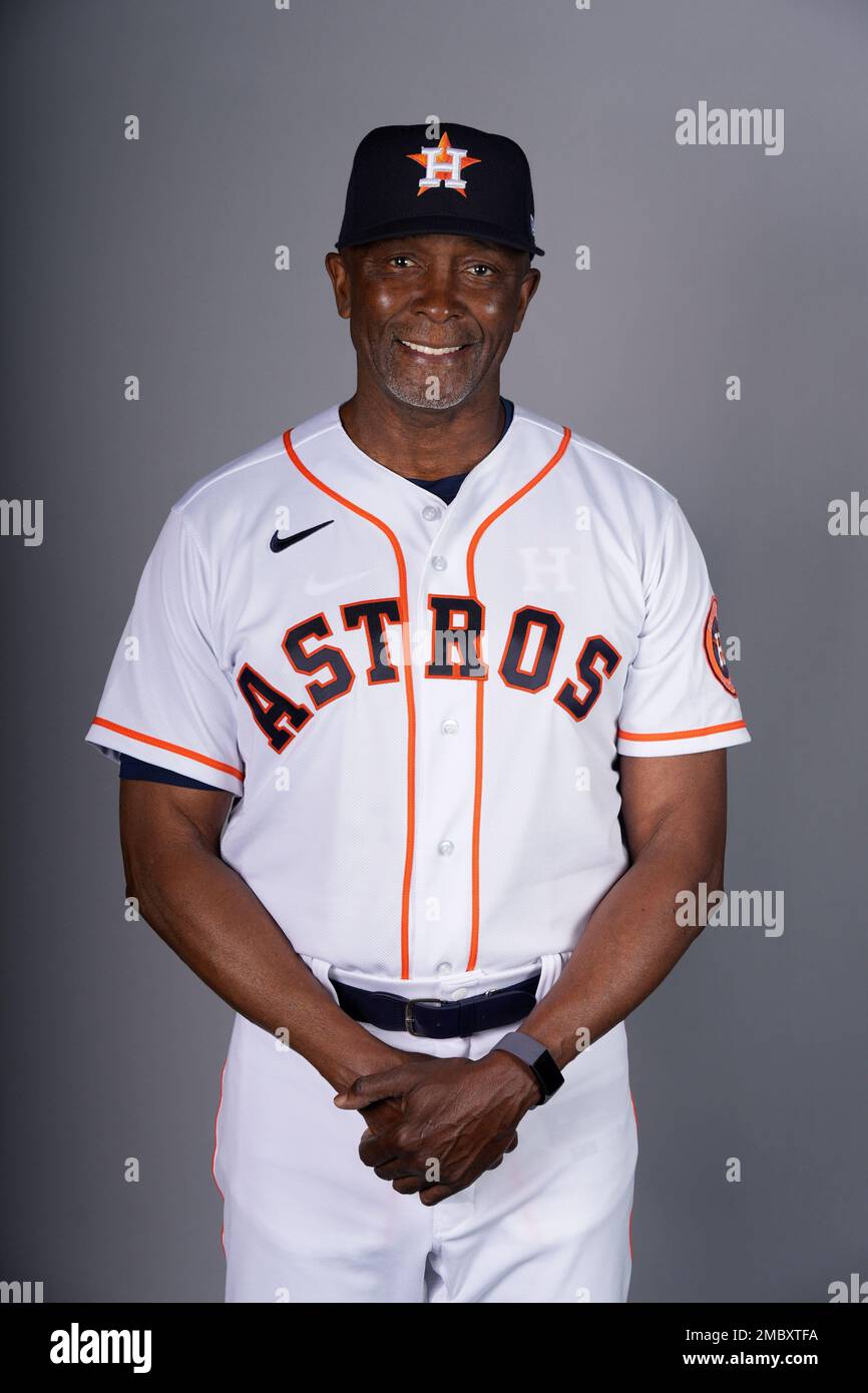 Third Base Coach Gary Pettis of the Houston Astros poses for a picture ...