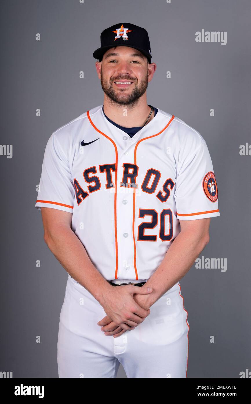 Outfielder Chas McCormick of the Houston Astros poses for a picture ...