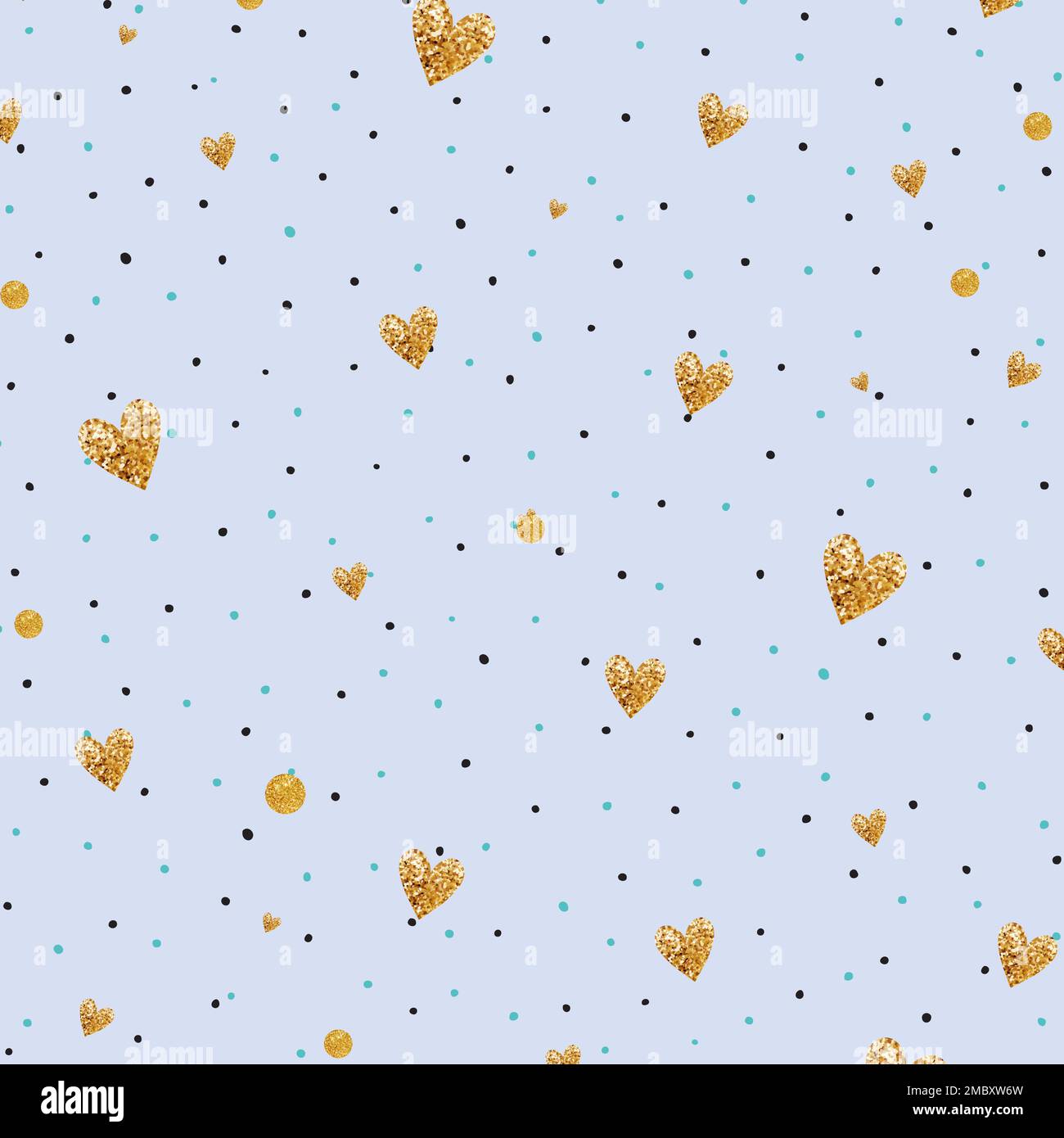 Gold glittering polka dot Stock Vector Images - Alamy