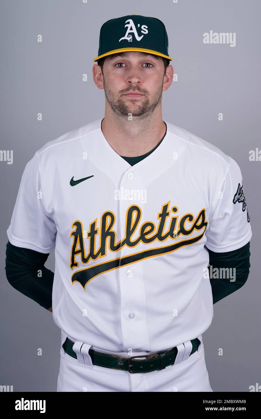 This is a 2022 photo of Sam Selman of the Oakland Athletics baseball ...