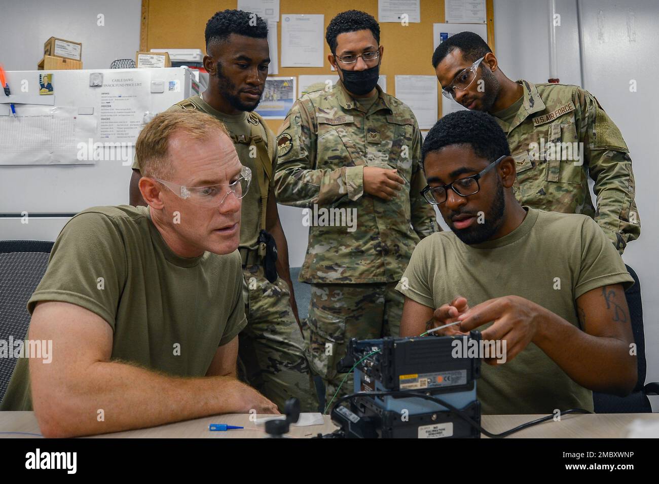 U.S. Air Force Col. Benjamin Jonsson, left, 6th Air Refueling Wing ...