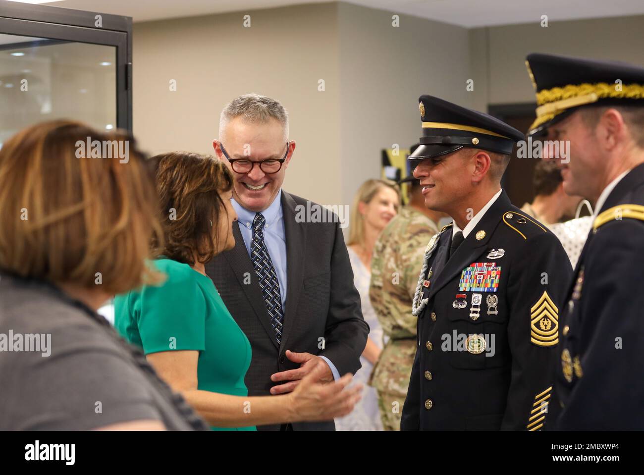 Maj. Gen. John B. Richardson IV, commanding general and Command Sgt ...