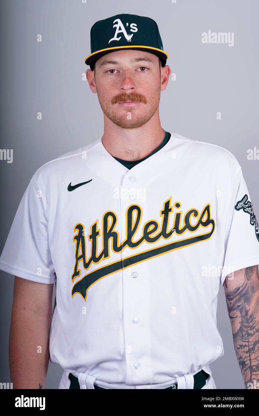 This is a 2022 photo of Adam Oller of the Oakland Athletics baseball ...
