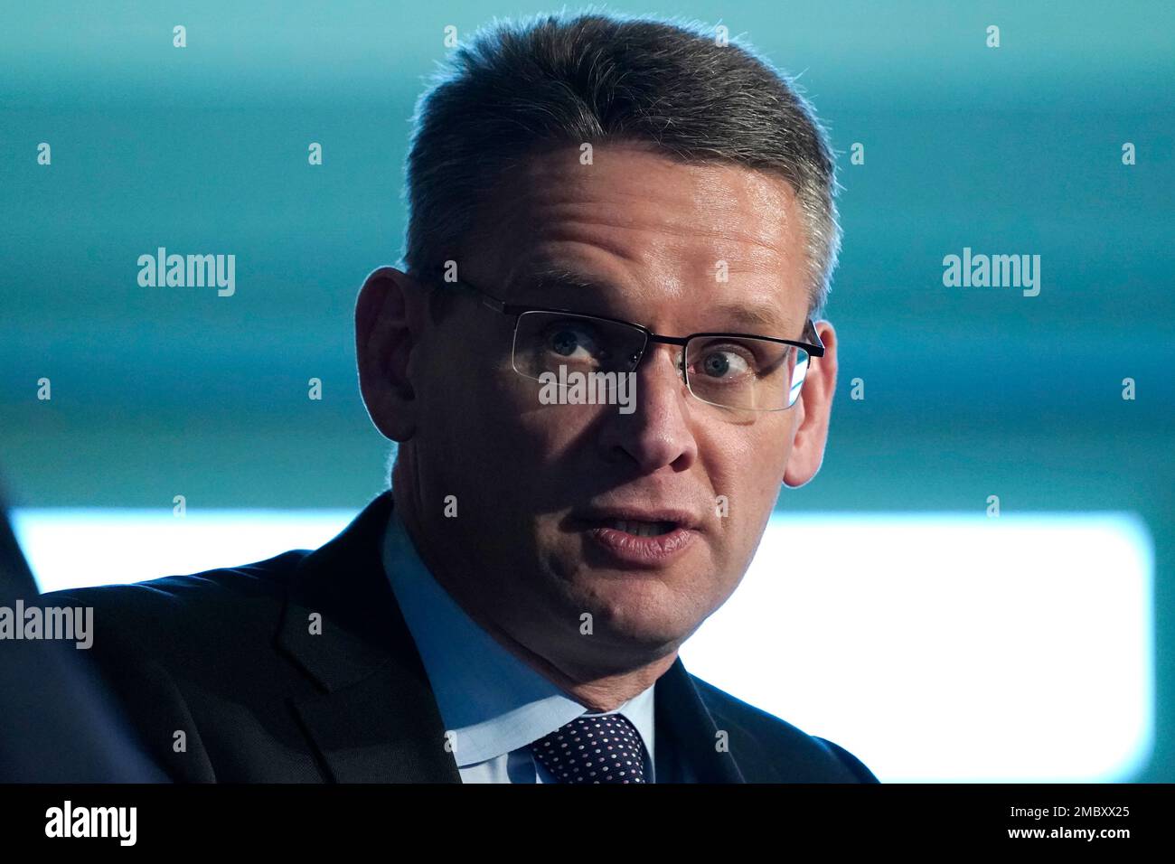 National Grid CEO John Pettigrew during a gathering of the Boston ...