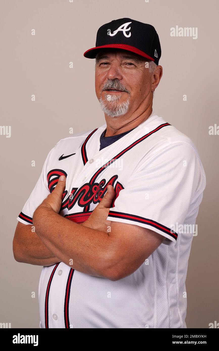 Atlanta Braves coach Rick Kranitz (39) is photographed at the CoolToday ...