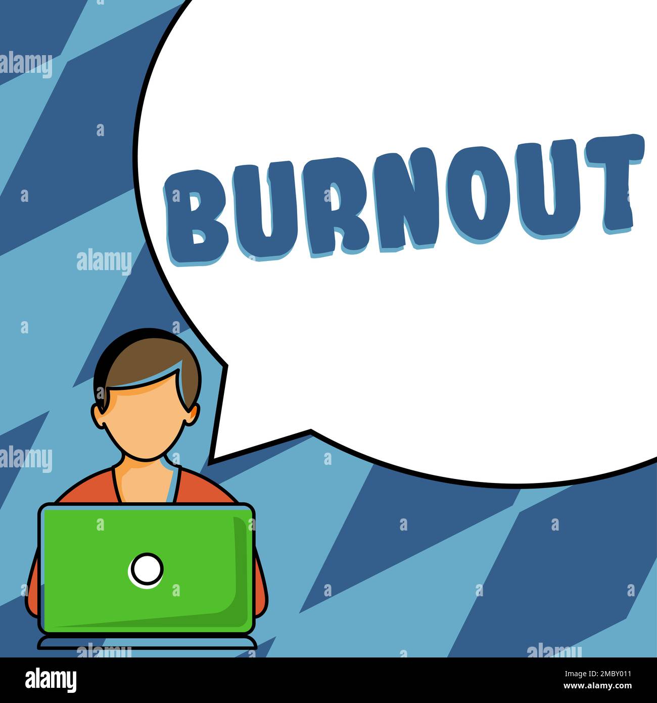 Sign displaying Burnout. Word Written on Feeling of physical and ...