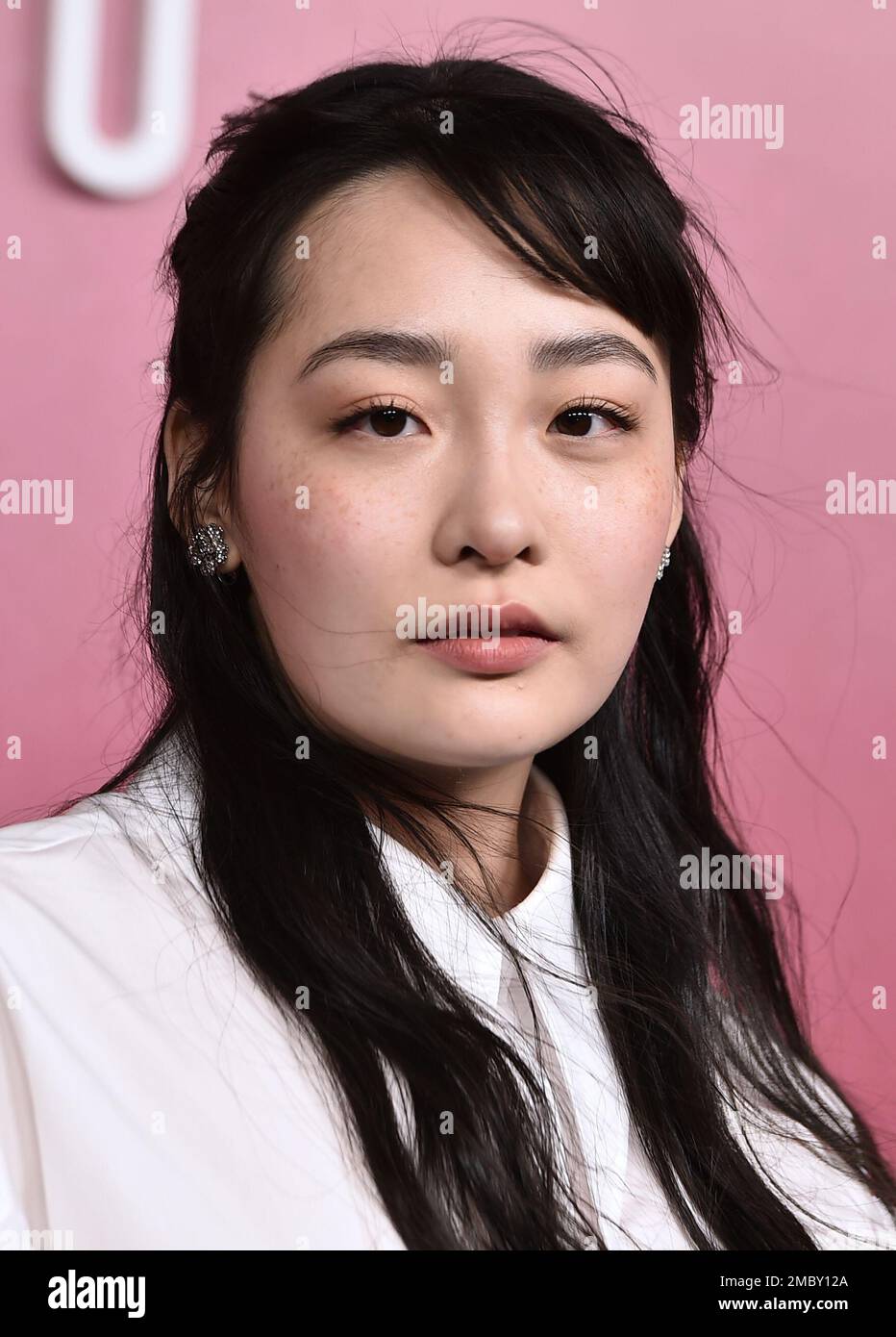 Min-ha Kim arrives at the global premiere of "Pachinko," Wednesday ...