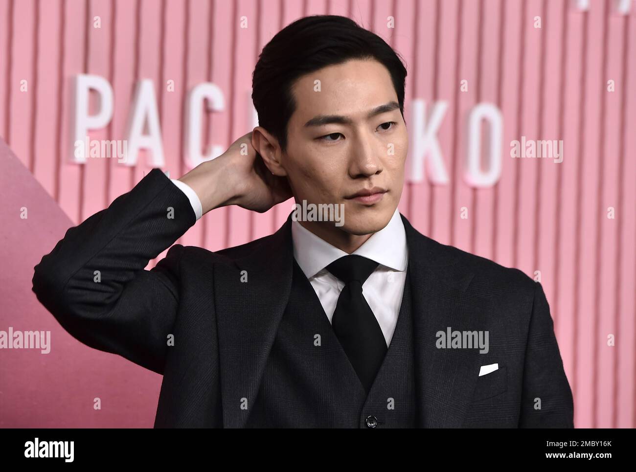 Cast member, Steve Sang-Hyun Noh, arrives at the global premiere of ...