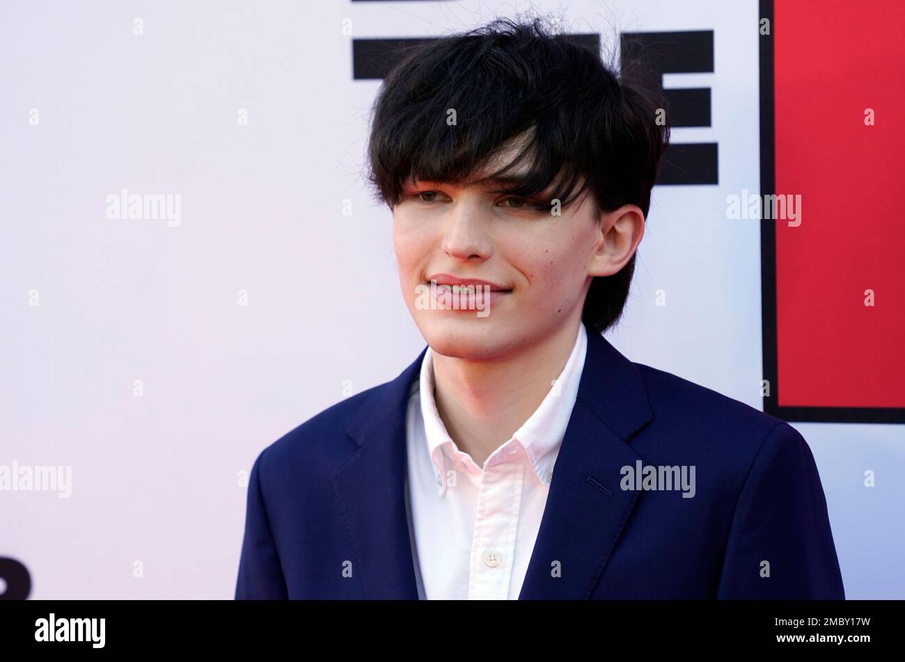 Luke Prael poses at the premiere of the film "Cheaper by the Dozen" at ...
