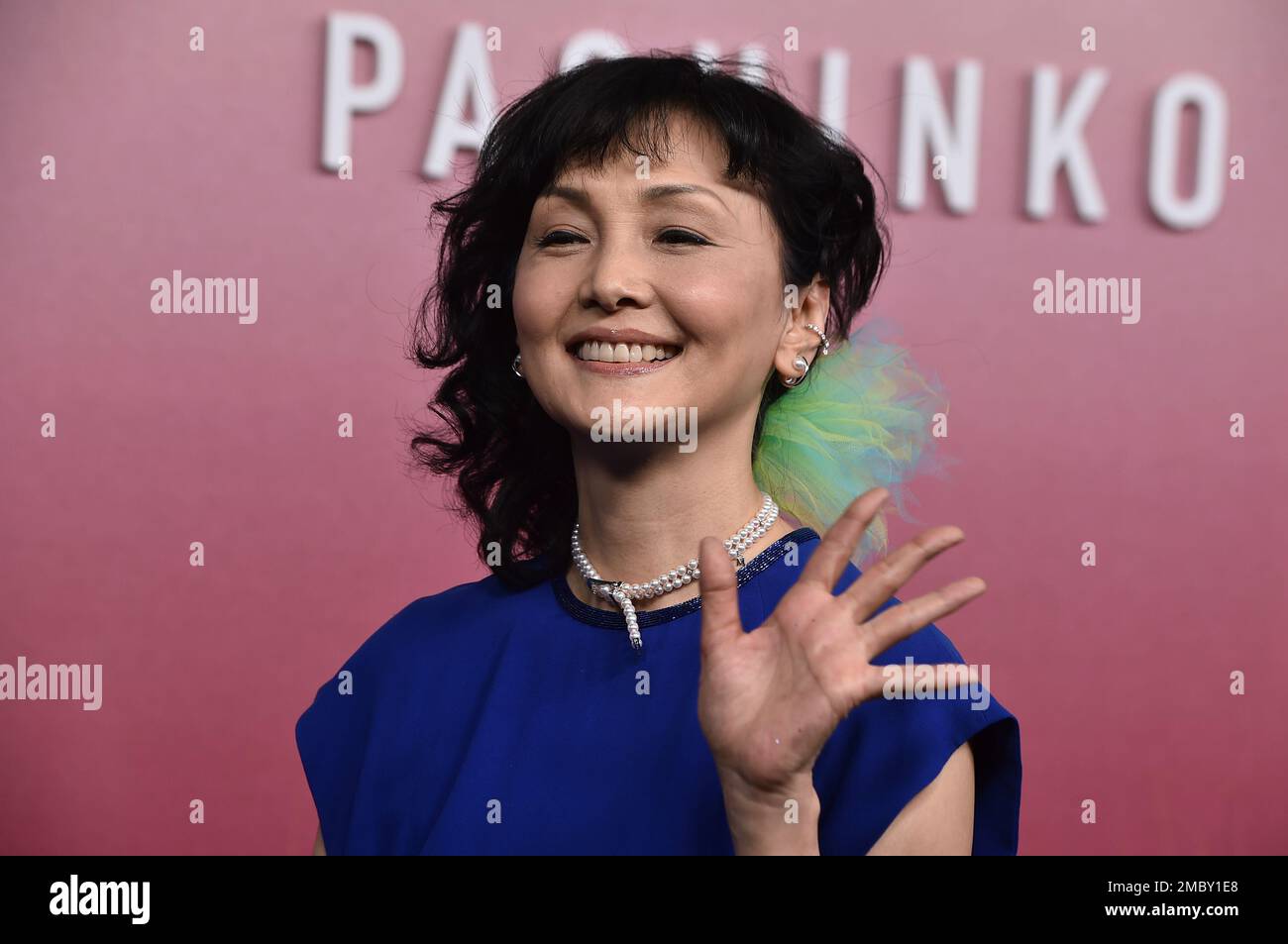 Cast member, Kaho Minami, arrives at the global premiere of "Pachinko ...