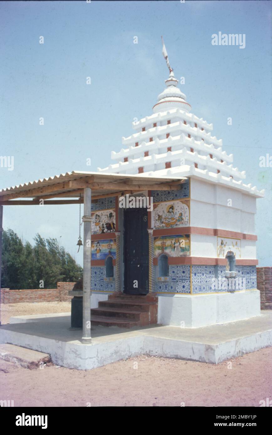 Small Temple at Puri Beach, Orrisa Stock Photo - Alamy