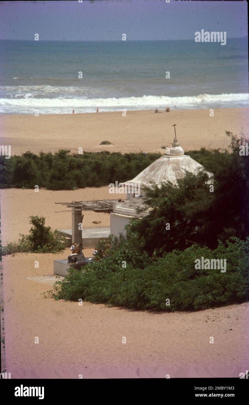 Small Temple at Puri Beach, Orrisa Stock Photo - Alamy