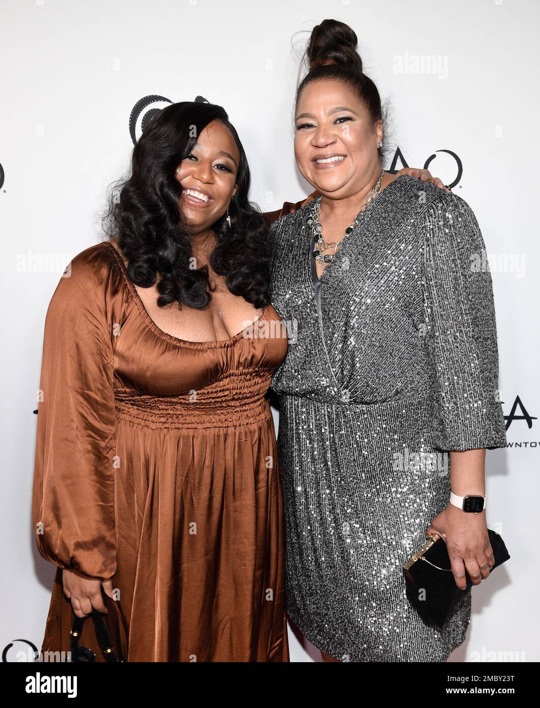 Special award honoree Maya Cade and her mother attend the New York Film ...