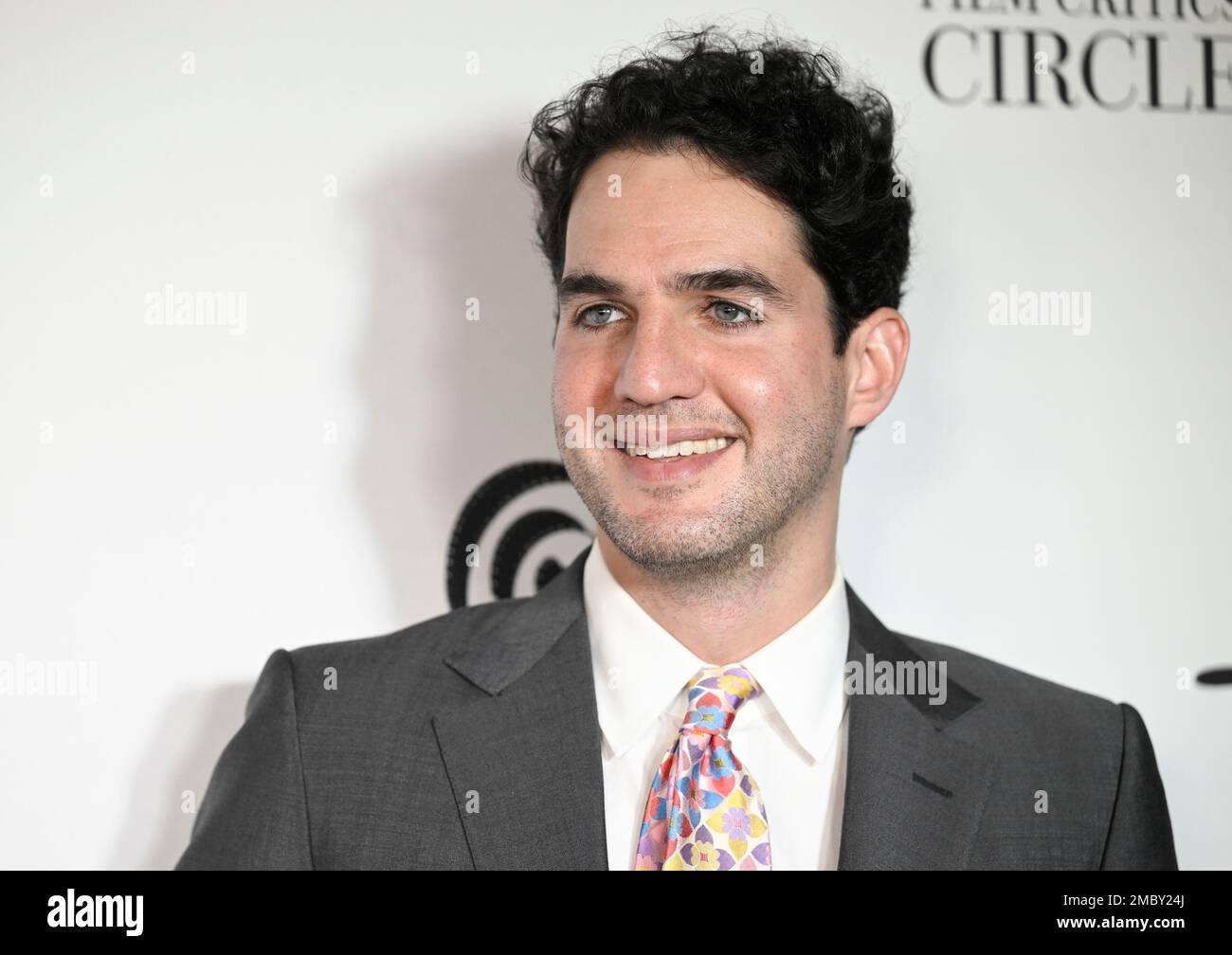 Benny Safdie attends the New York Film Critics Circle Awards gala at ...