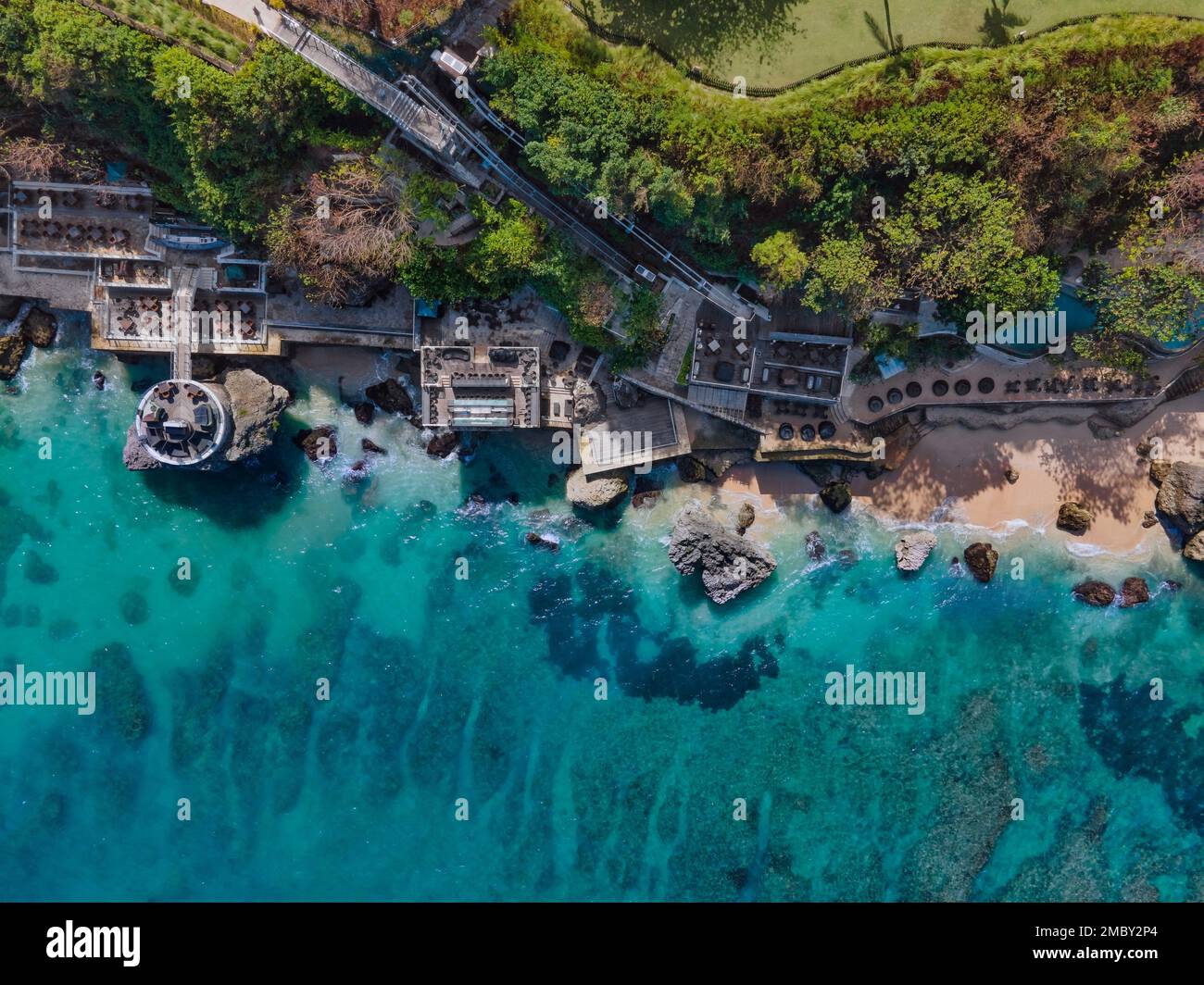 Aerial view of ocean coastline, Bali, Indonesia Stock Photo - Alamy