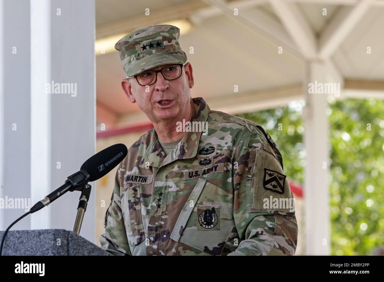 Lt. Gen. Theodore Martin, commanding general U.S. Army Combined Arms ...