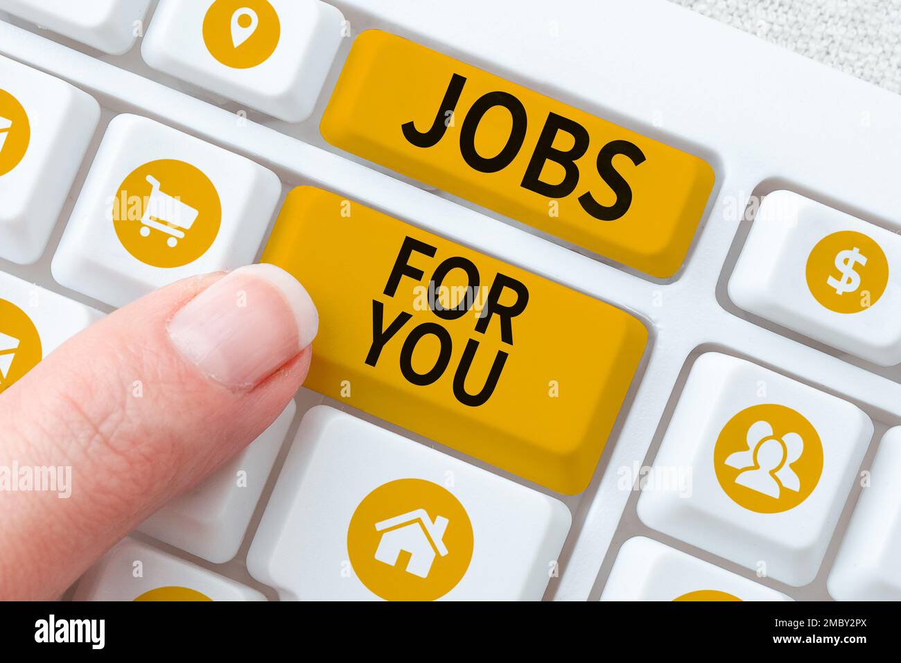 Conceptual display Jobs For You. Word Written on List of available ...