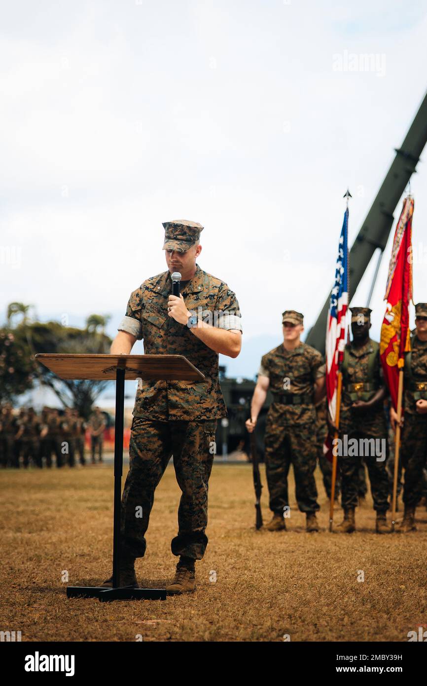 U.S. Marine Corps Lt. Col. Adam R. Sacchetti, commanding officer, 1st ...
