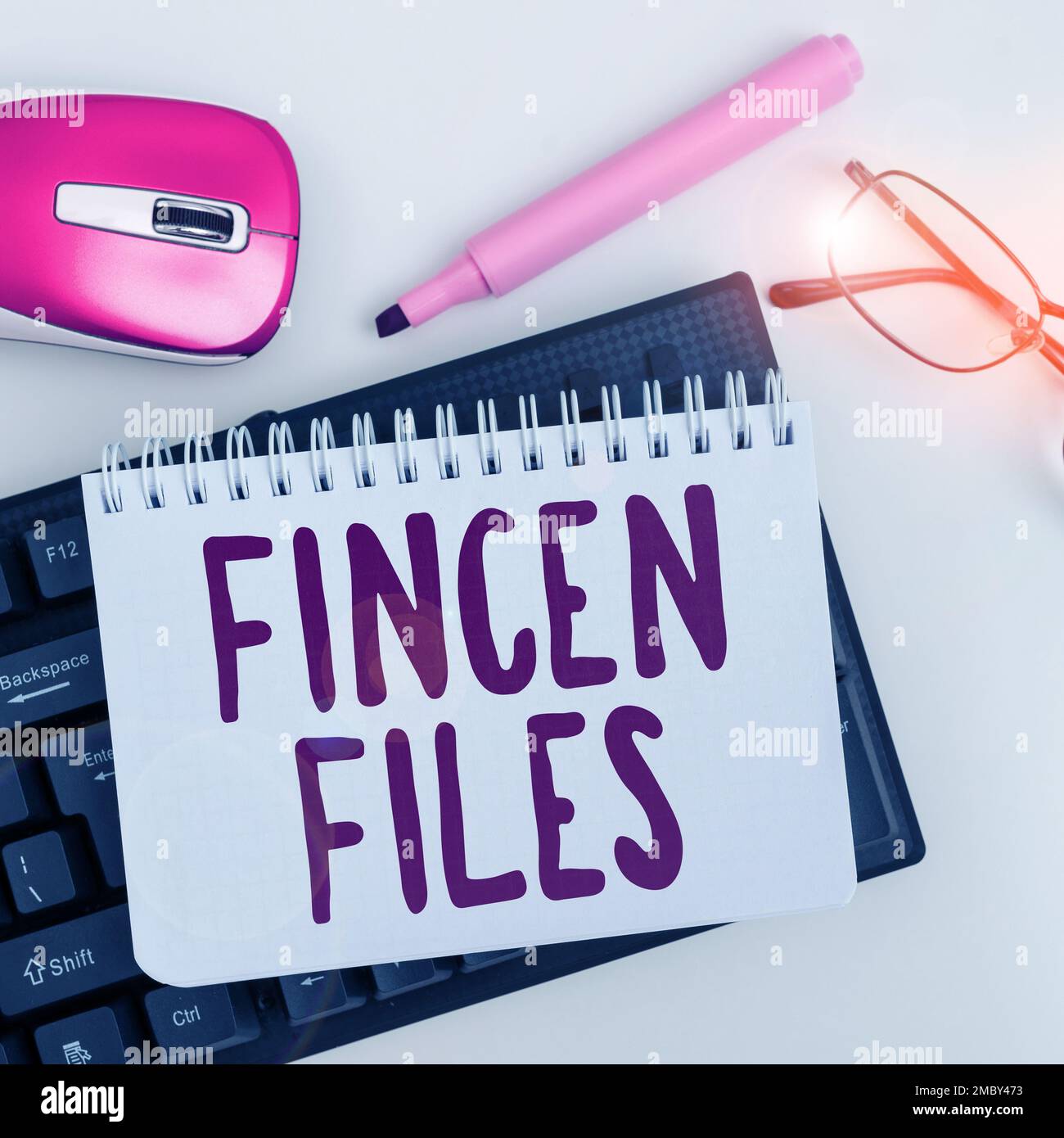 Sign displaying Fincen Files, Business idea Transactions in financial ...