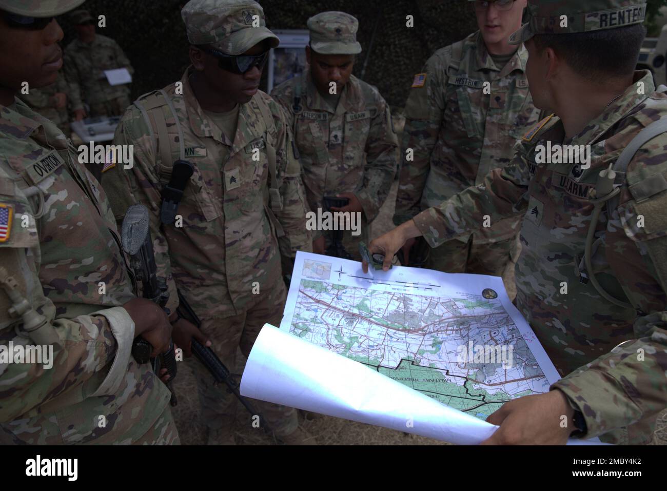 U.S. Army systems operators from the 11th Corps Signal Brigade, based ...