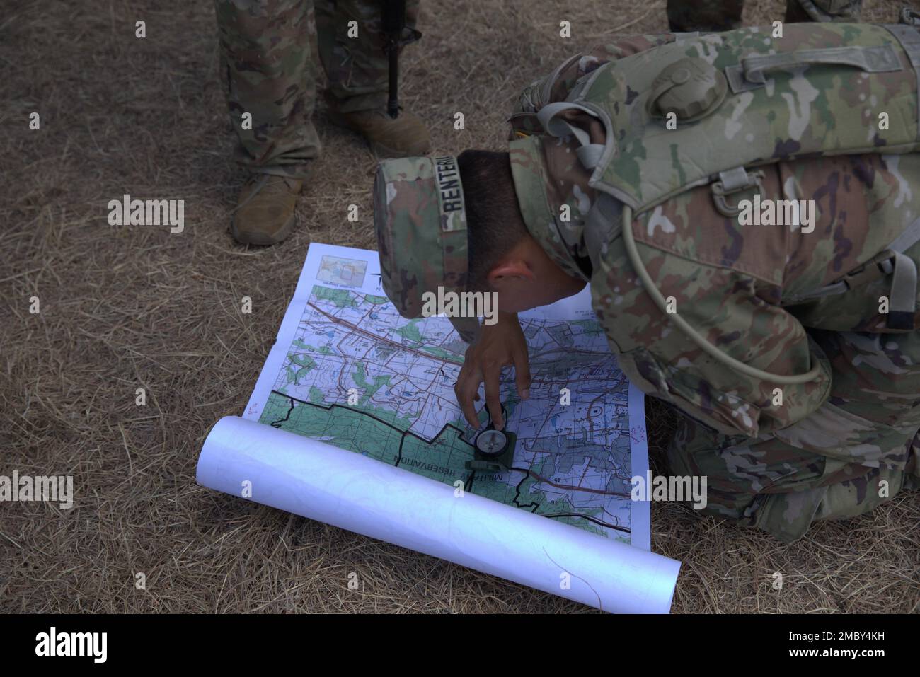 U.S. Army Sgt. Luis Renteria, a communication systems operator ...