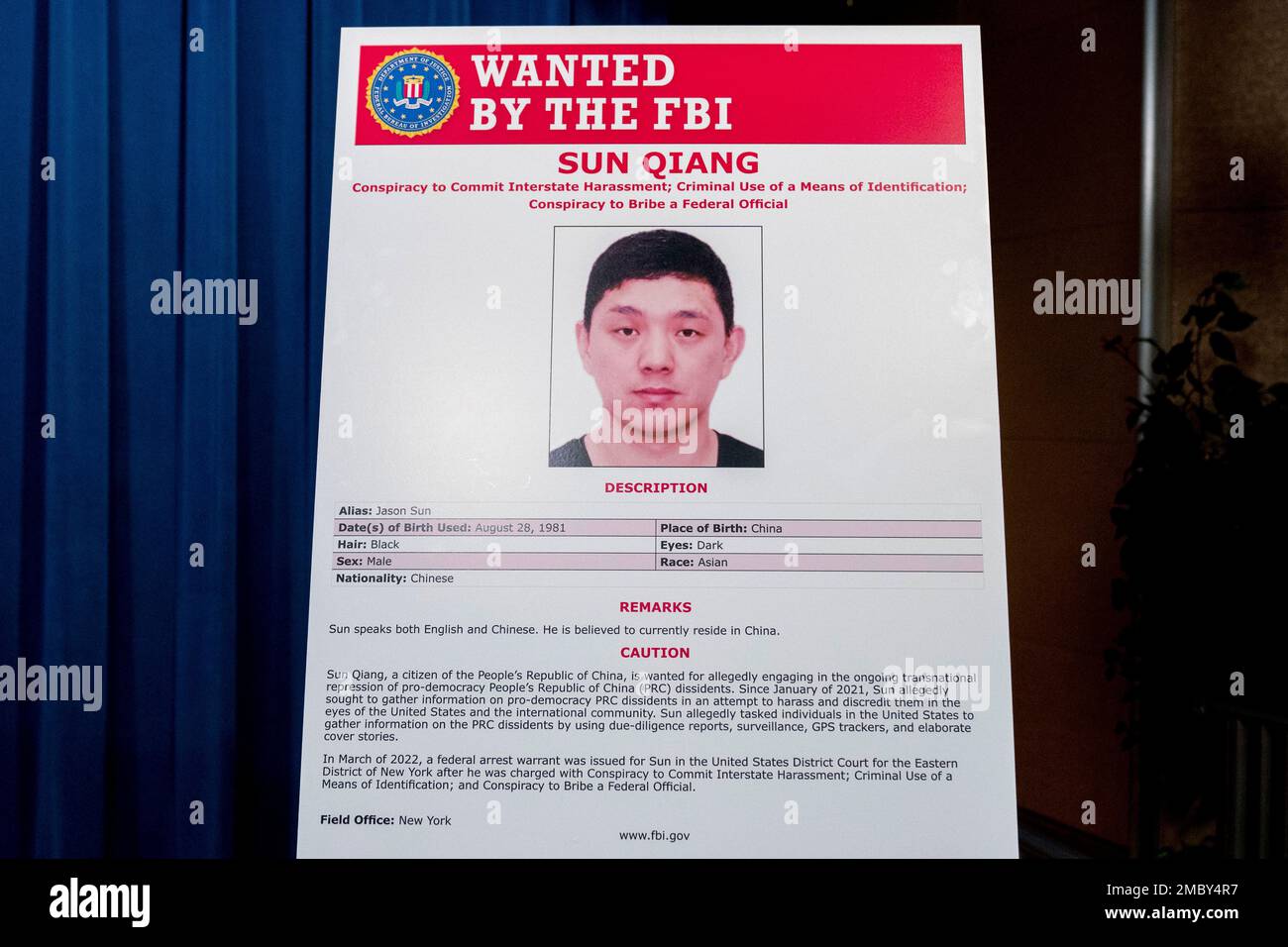 Fbi Wanted Poster 2022