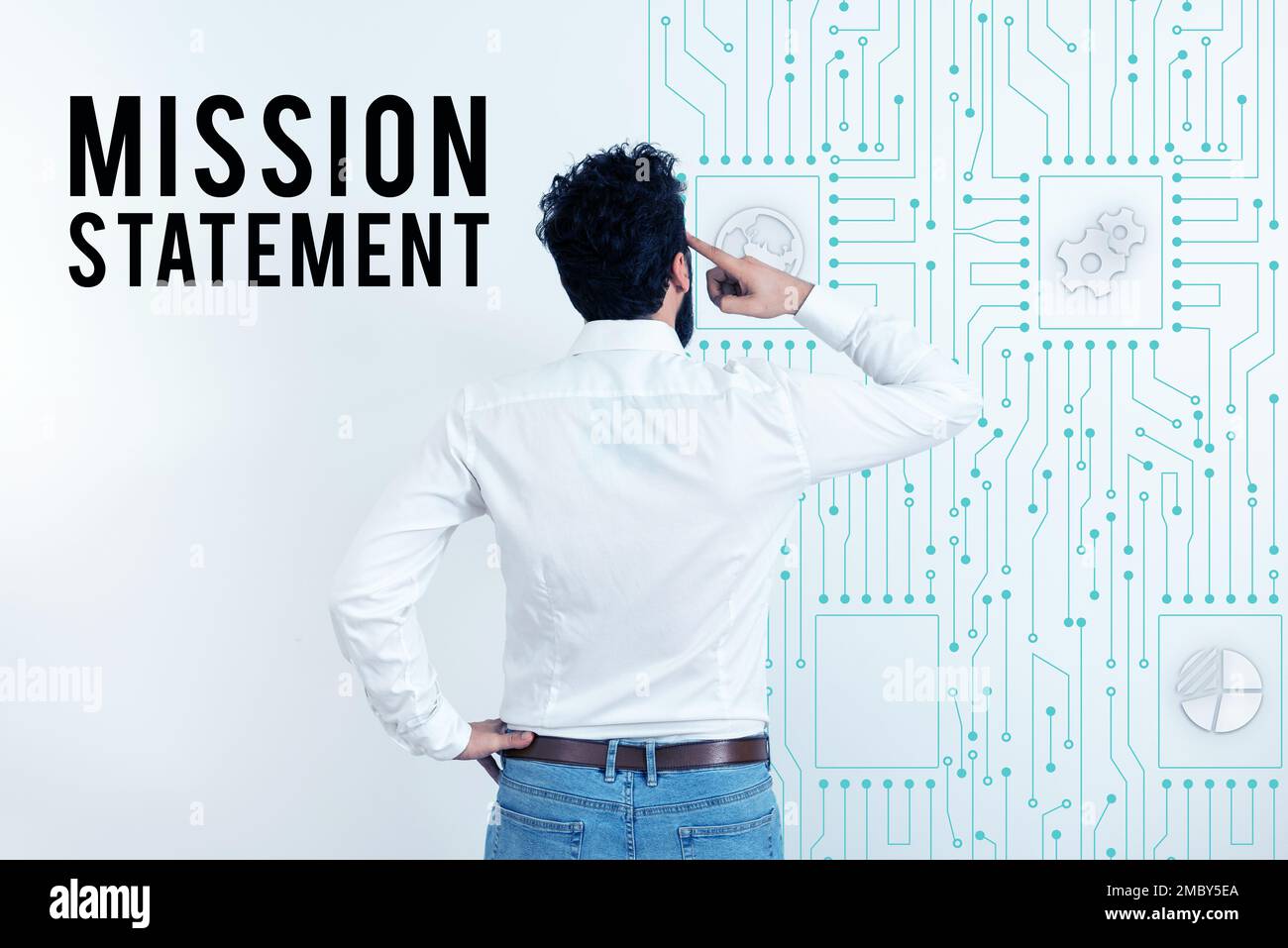 Conceptual caption Mission Statement. Business idea Formal summary of ...