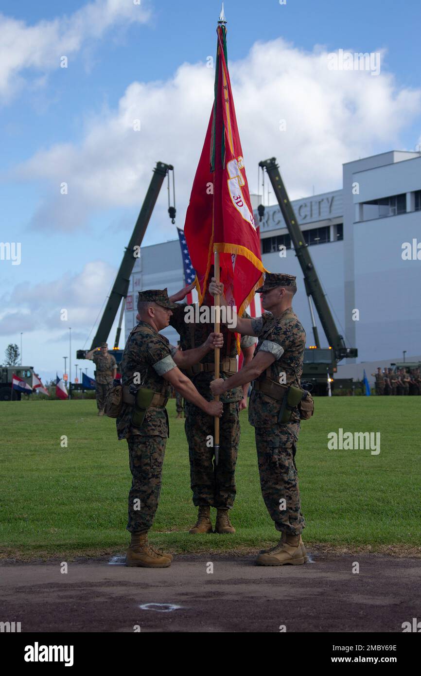 U.S. Marine Corps Brig. Gen. Brian Wolford, the outgoing commanding ...