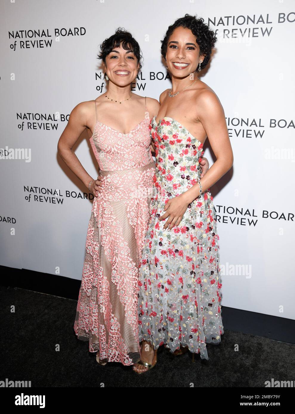 Actors Jeanette Delgado, left, and Ilda Mason attend the National Board ...