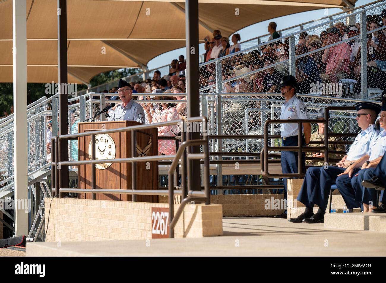 Chief Master Sergeant of the Space Force Roger A. Towberman speaks ...