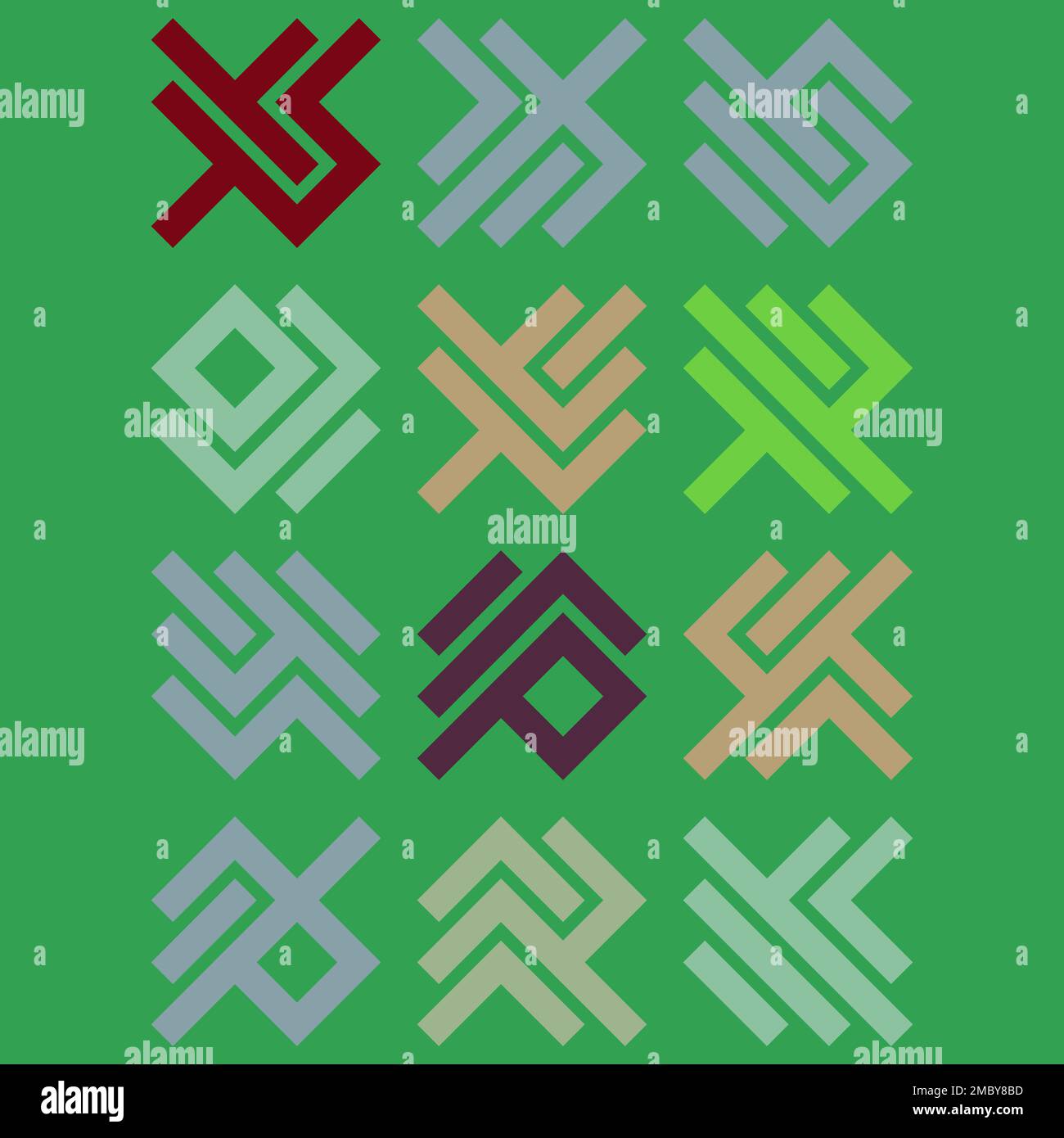 Asemic Glyph writing hieroglyph imitation generative illustration Stock ...