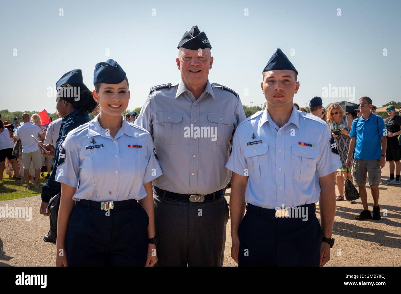 Chief of Space Operations Gen. John W. “Jay” Raymond poses for a photo ...