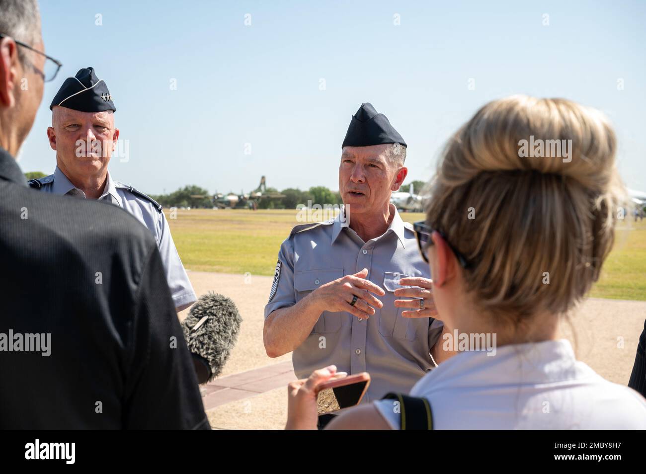 Chief of Space Operations Gen. John W. “Jay” Raymond and Chief Master ...