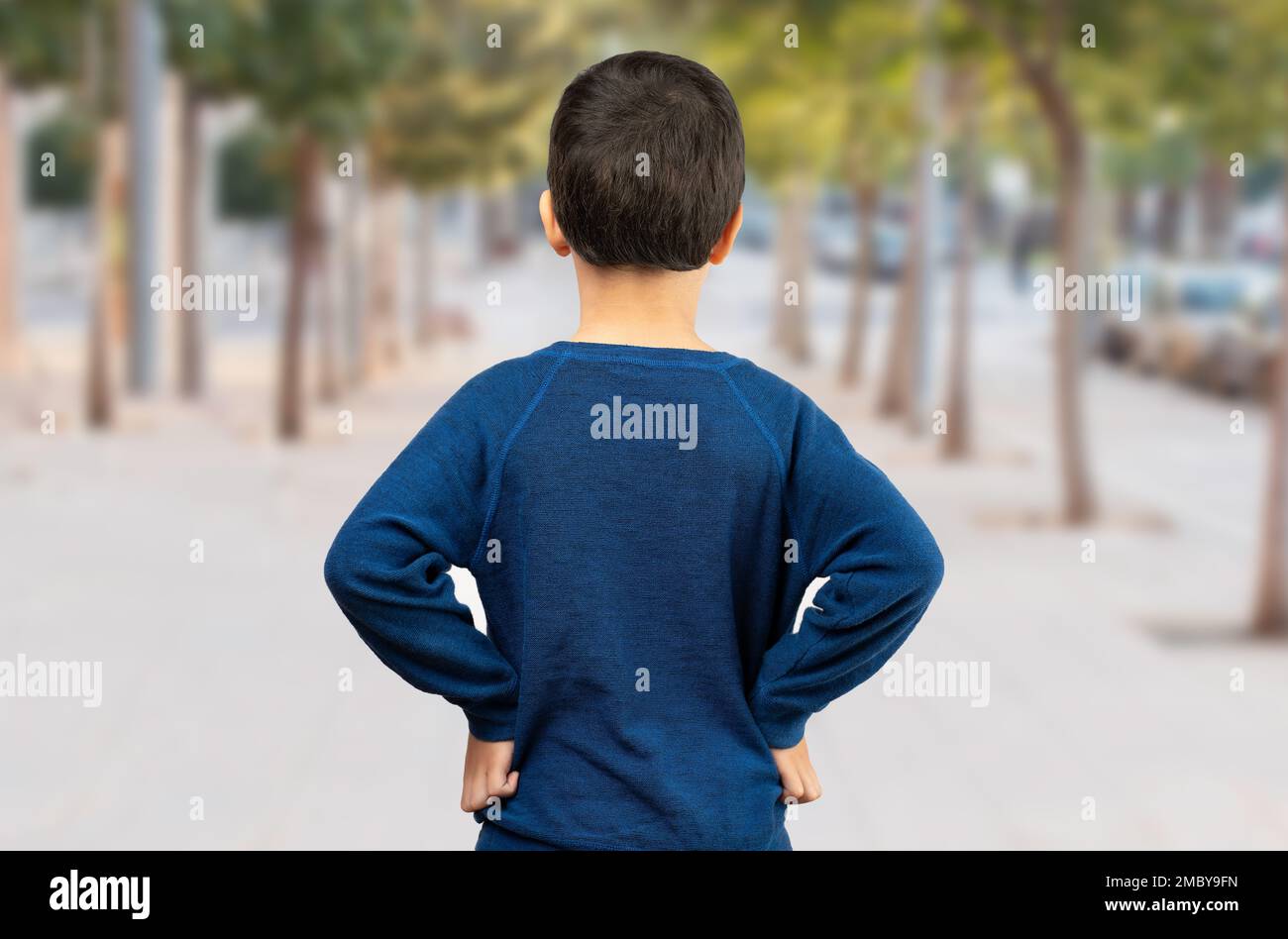 Child Standing Backwards