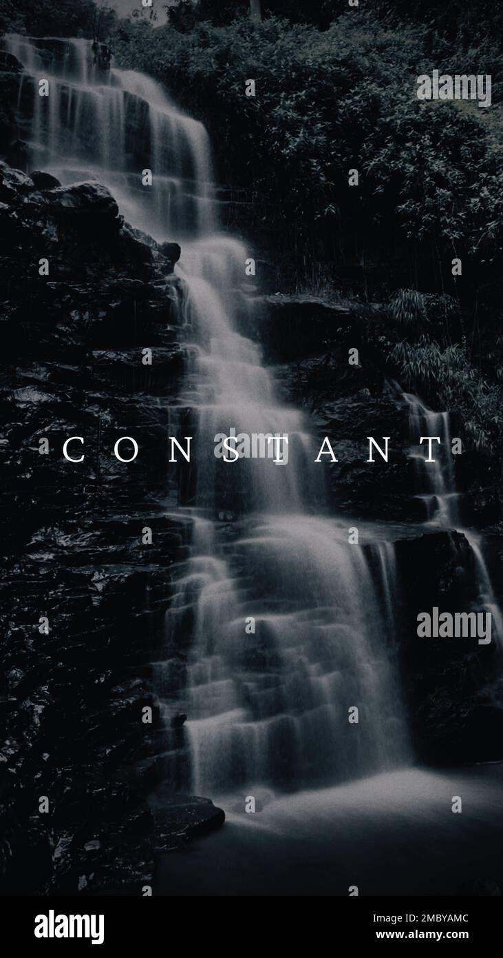 A vertical aesthetic phone wallpaper idea with the word constant ...