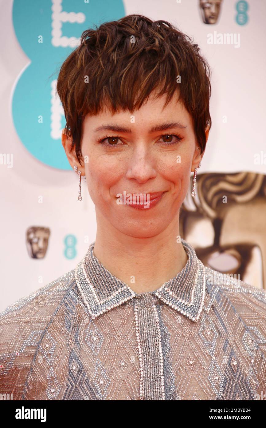 Rebecca Hall poses for photographers upon arrival at the 75th British ...