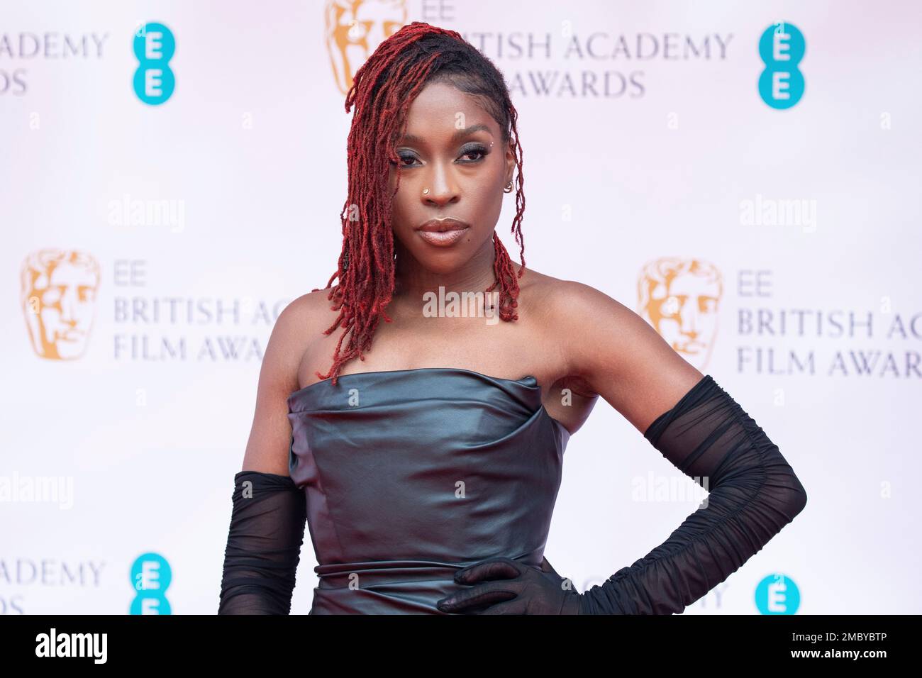 Ronke Adekoluejo poses for photographers upon arrival at the 75th ...