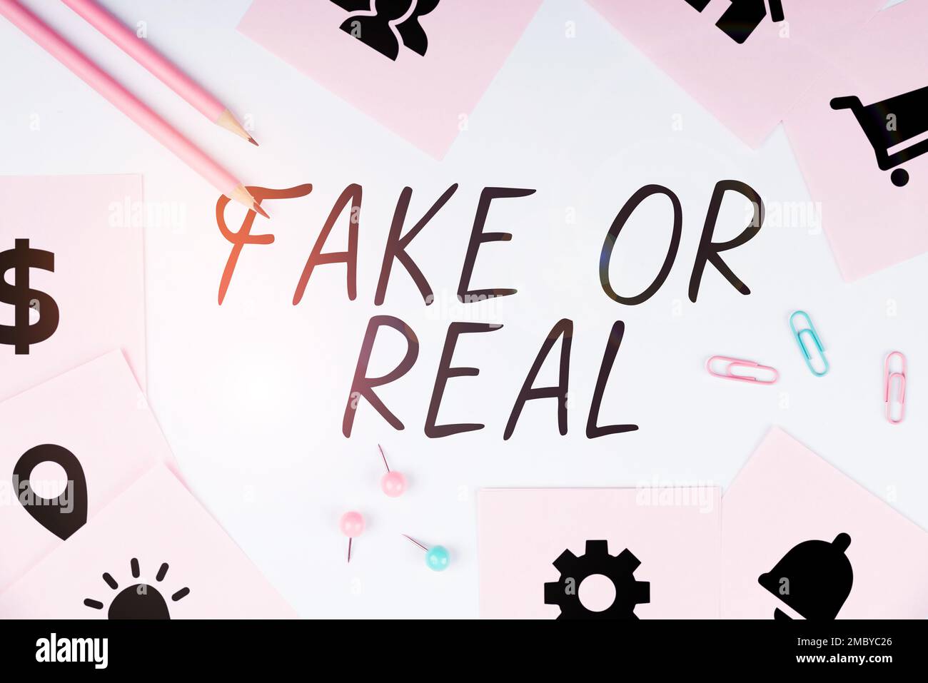 Inspiration showing sign Fake Or Real. Business showcase difference ...