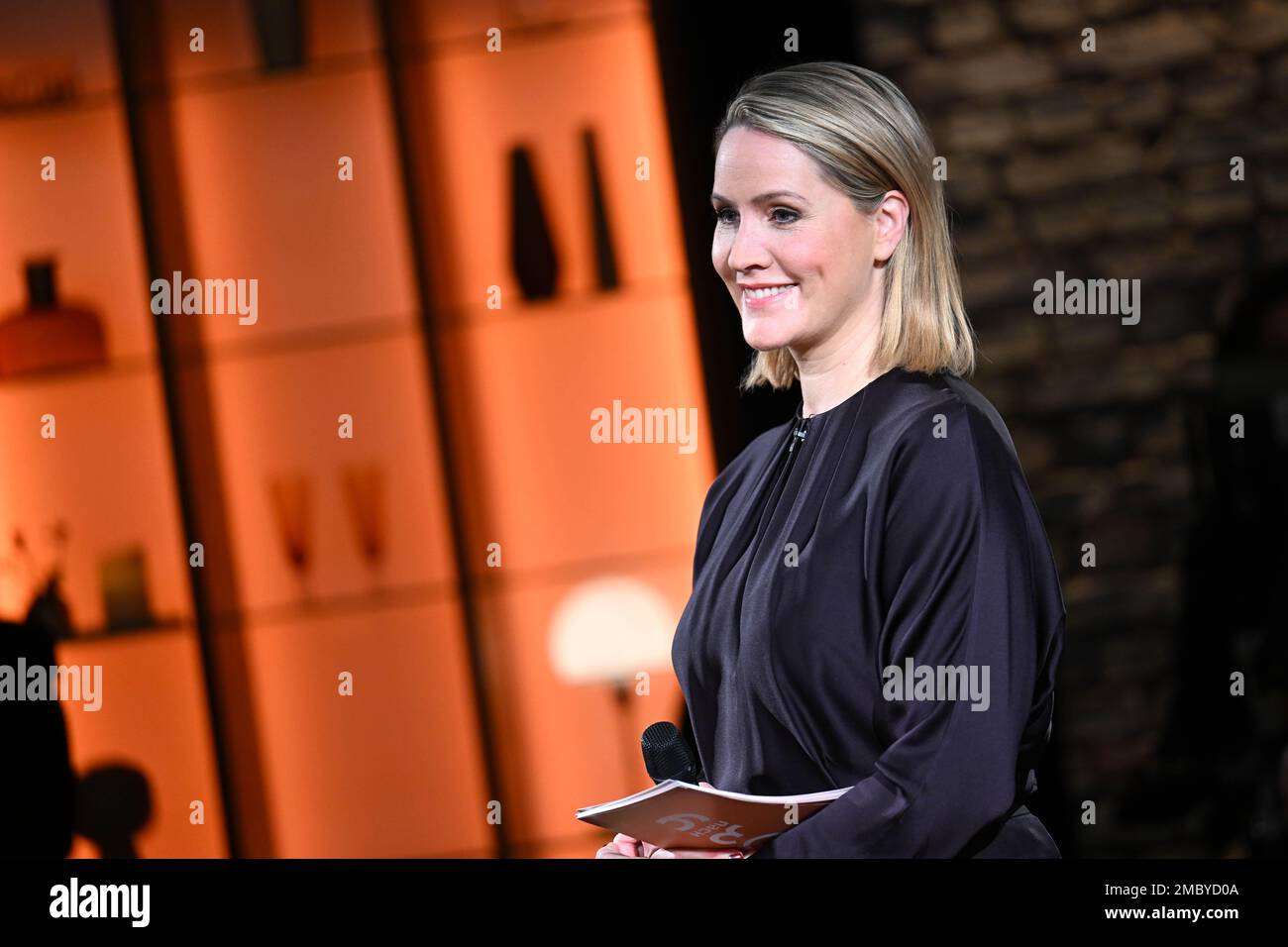 Bremen, Germany. 20th Jan, 2023. Judith Rakers during the recording of ...