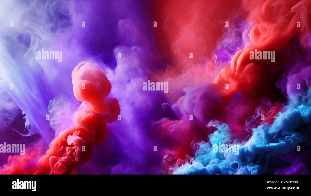 An illustration of an abstract colorful smoke background wallpaper ...