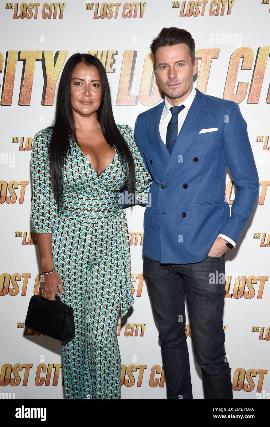 Alex Lundqvist, right, and wife Keytt Lundqvist attend the special ...