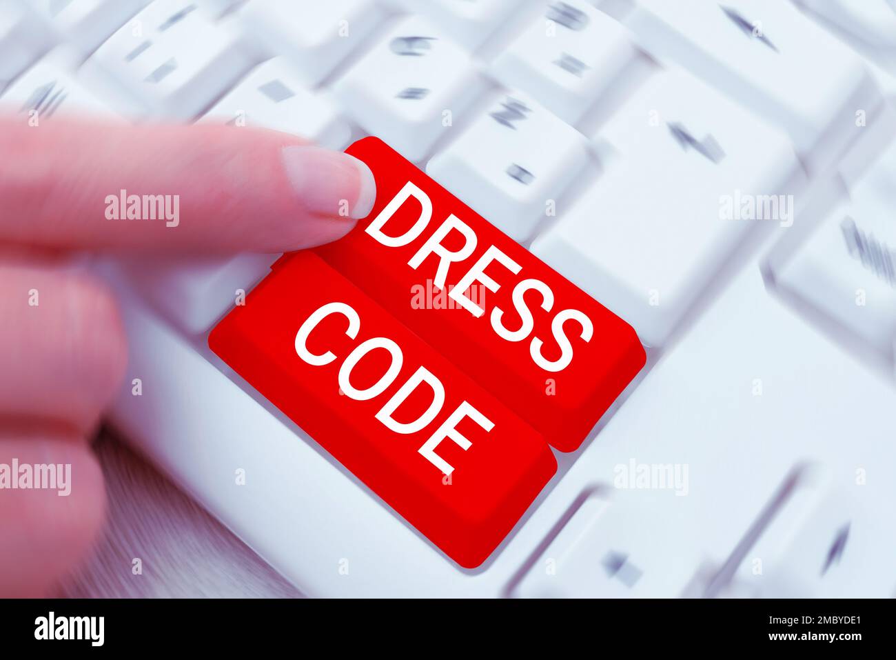 Writing displaying text Dress Code. Word Written on an accepted way of dressing for a particular ...
