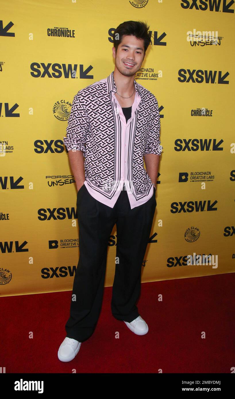 Ross Butler arrives for the world premiere of the new Roku series ...