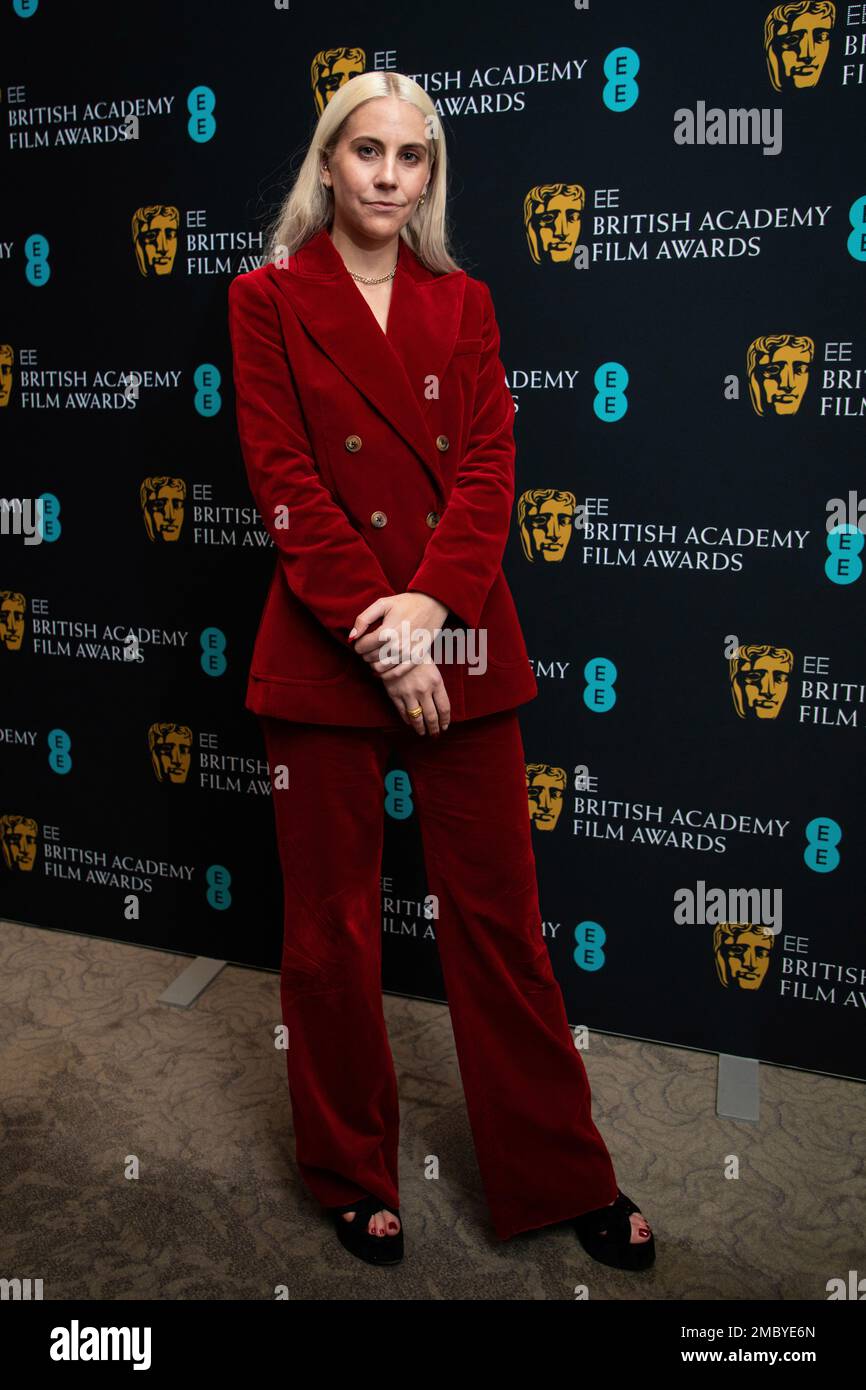 India Rose James poses for photographers upon arrival at the 75th ...