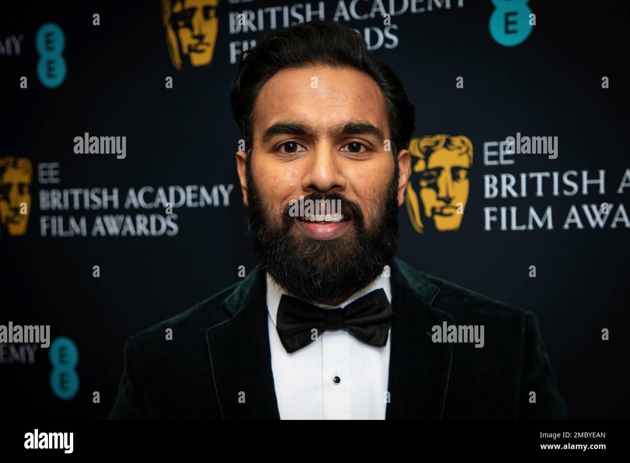 Himesh Patel poses for photographers upon arrival at the 75th British ...