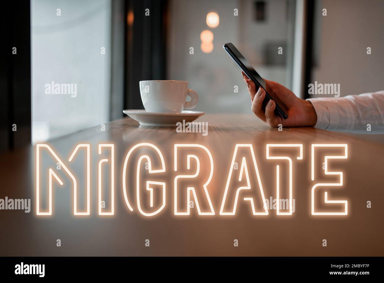 Inspiration showing sign Migrate. Business concept to move or travel ...