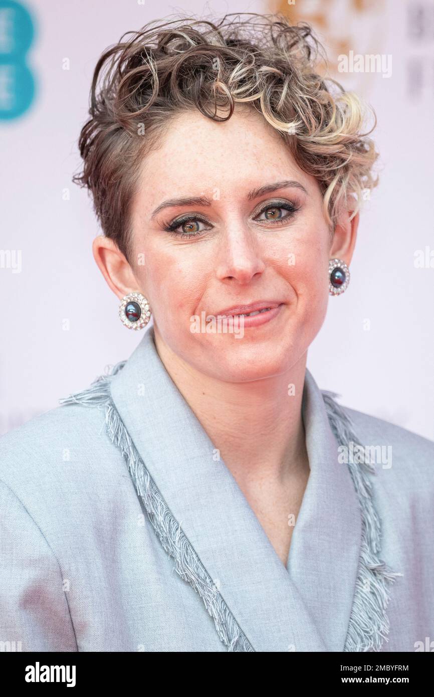 Ari Wegner poses for photographers upon arrival at the 75th British ...