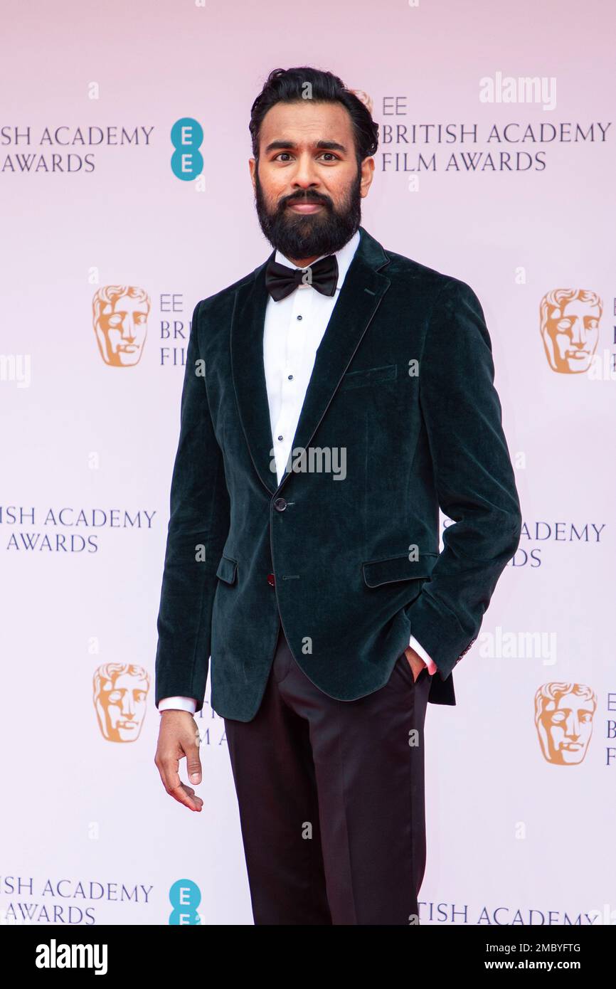 Himesh Patel poses for photographers upon arrival at the 75th British ...
