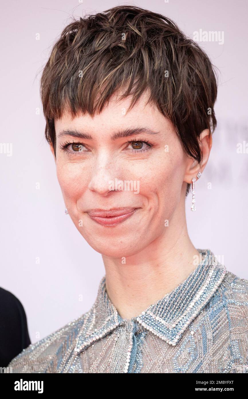Rebecca Hall poses for photographers upon arrival at the 75th British ...