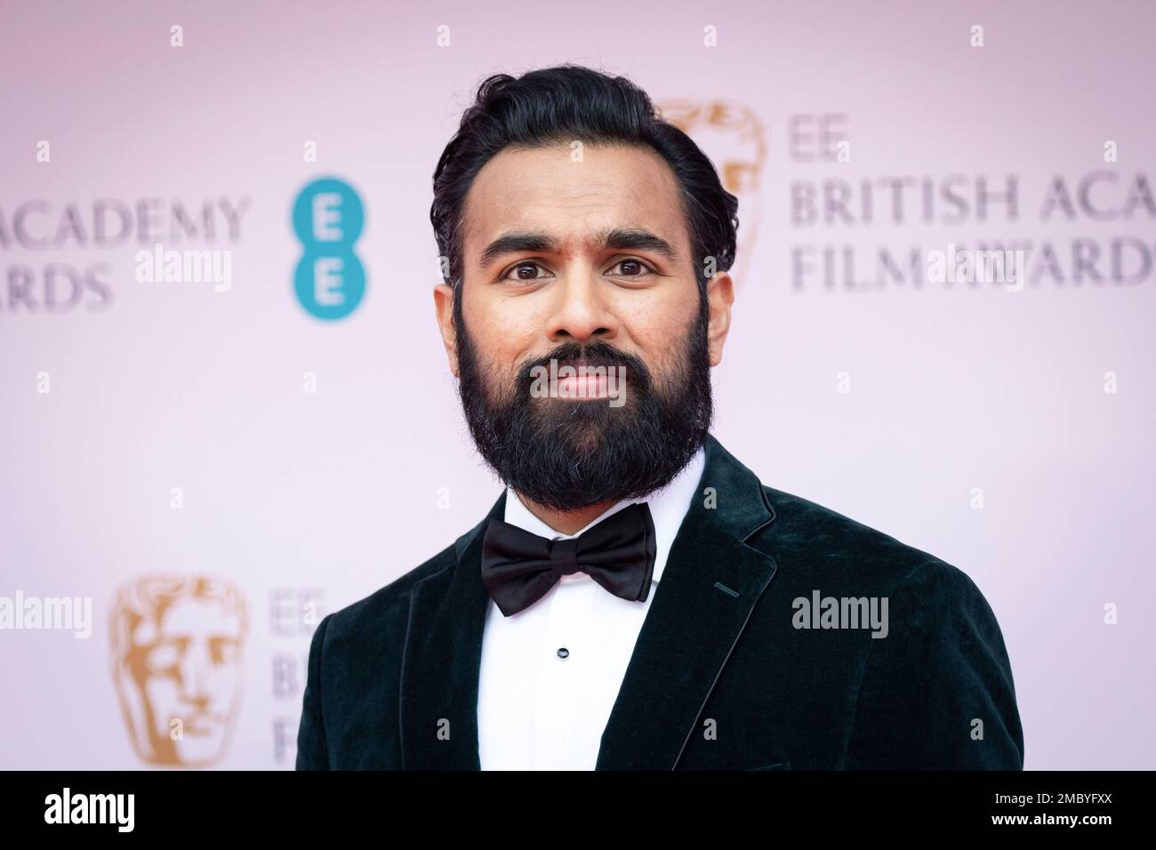 Himesh Patel poses for photographers upon arrival at the 75th British ...